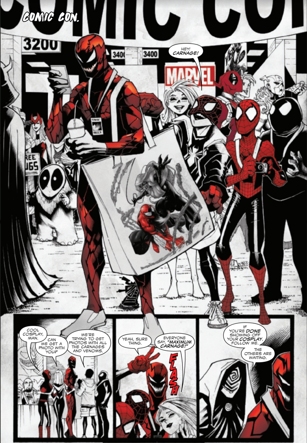 SNEAK PEEK: Preview of Marvel's Carnage: Black, White & Blood #3 ...