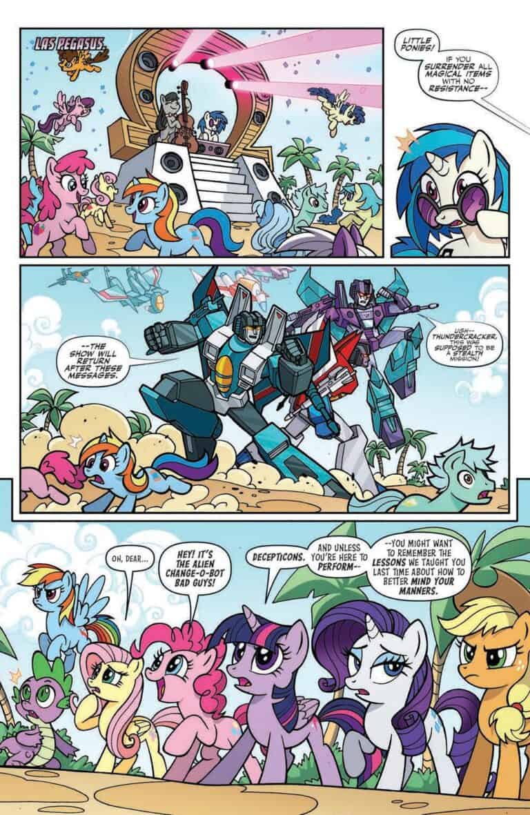 SNEAK PEEK: IDW Publishing's My Little Pony Transformers II #1 - Comic ...