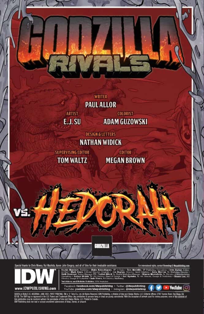 SNEAK PEEK: IDW Publishing's Godzilla Rivals: Vs. Hedorah #1 - Comic Watch