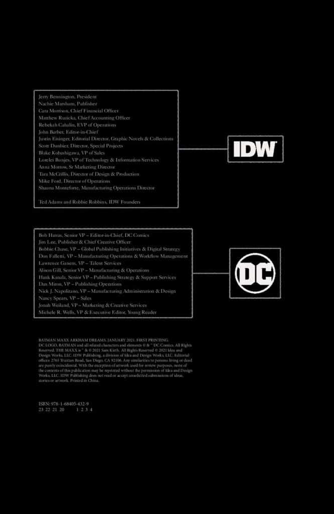 SNEAK PEEK: Preview of IDW Publishing's Batman The Maxx Arkham Dreams ...