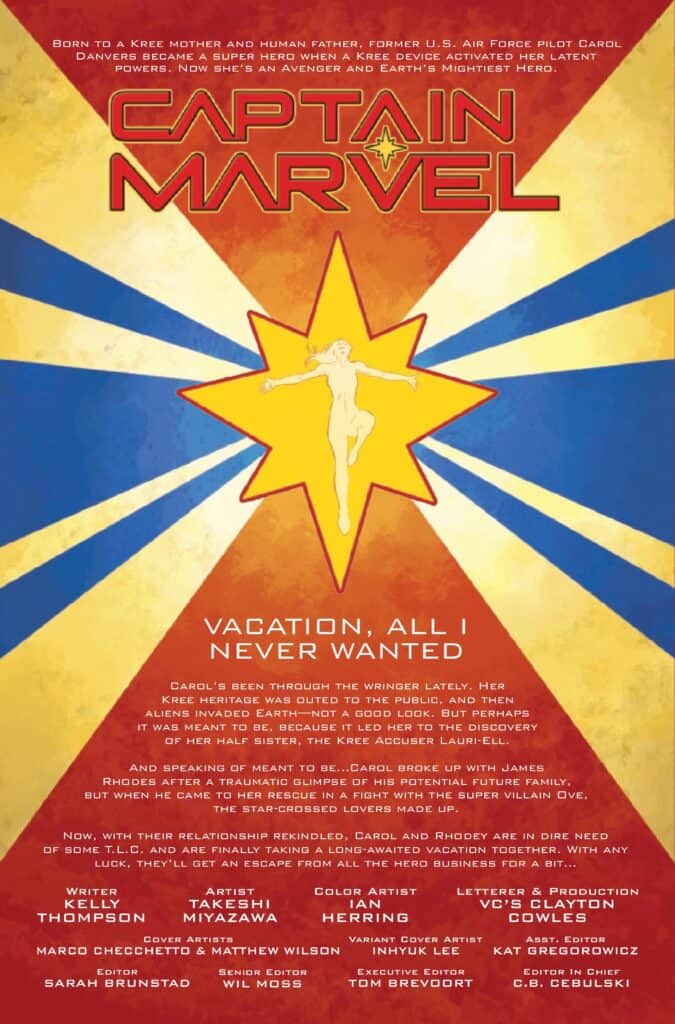 SNEAK PEEK: Preview of MARVEL COMICS CAPTAIN MARVEL #31 - Comic Watch