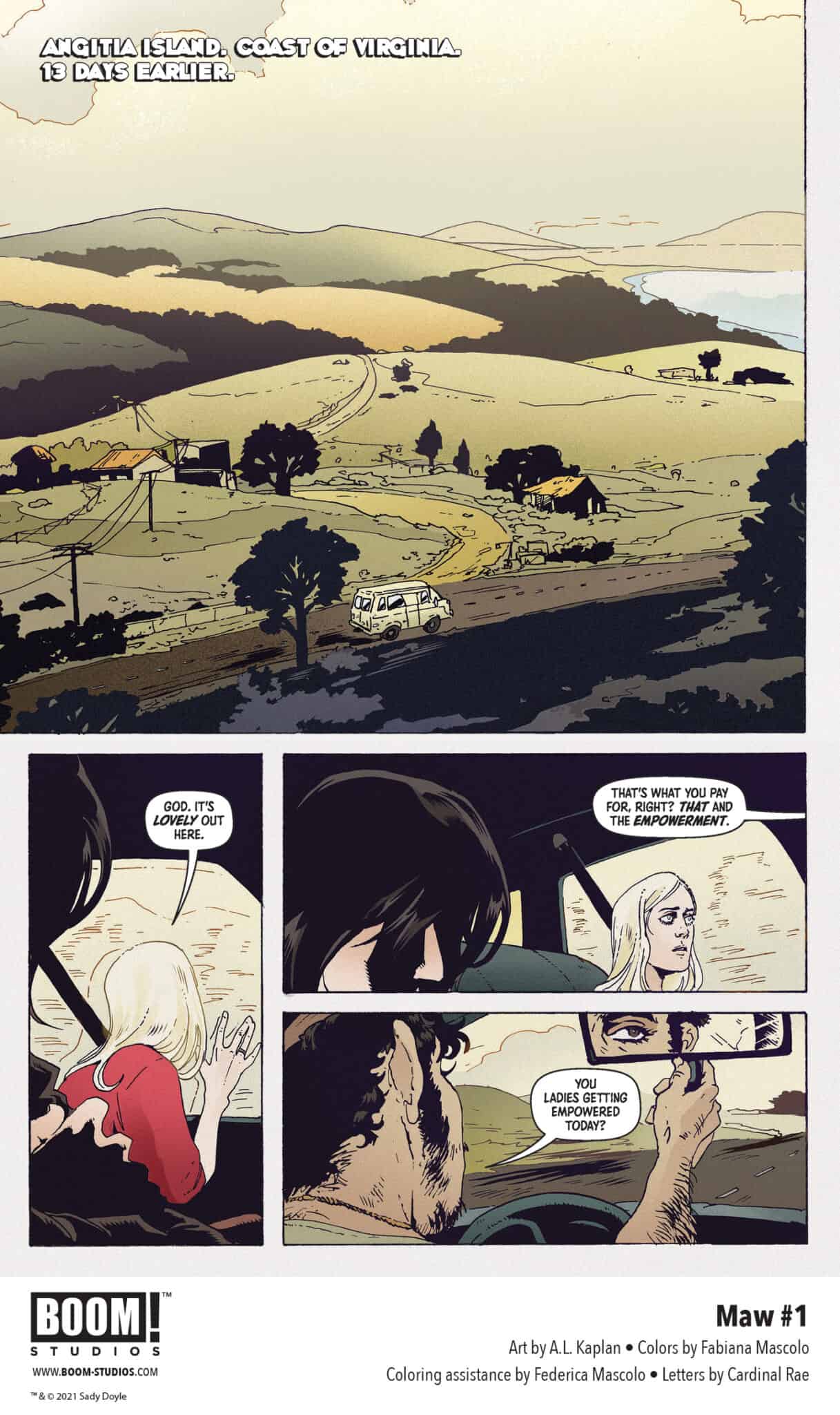 NEWS WATCH: First Look at Provocative New Horror Series MAW from BOOM ...