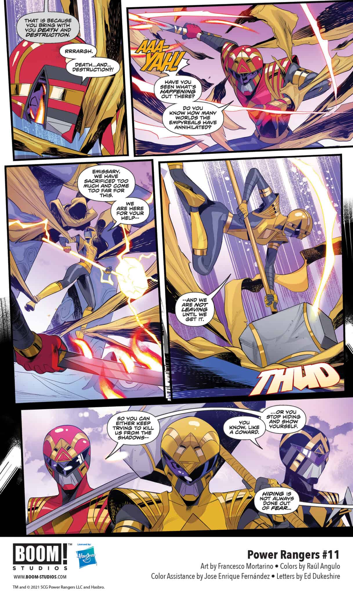 NEWS WATCH: First Look at Power Rangers #11 from BOOM! Studios - Comic ...