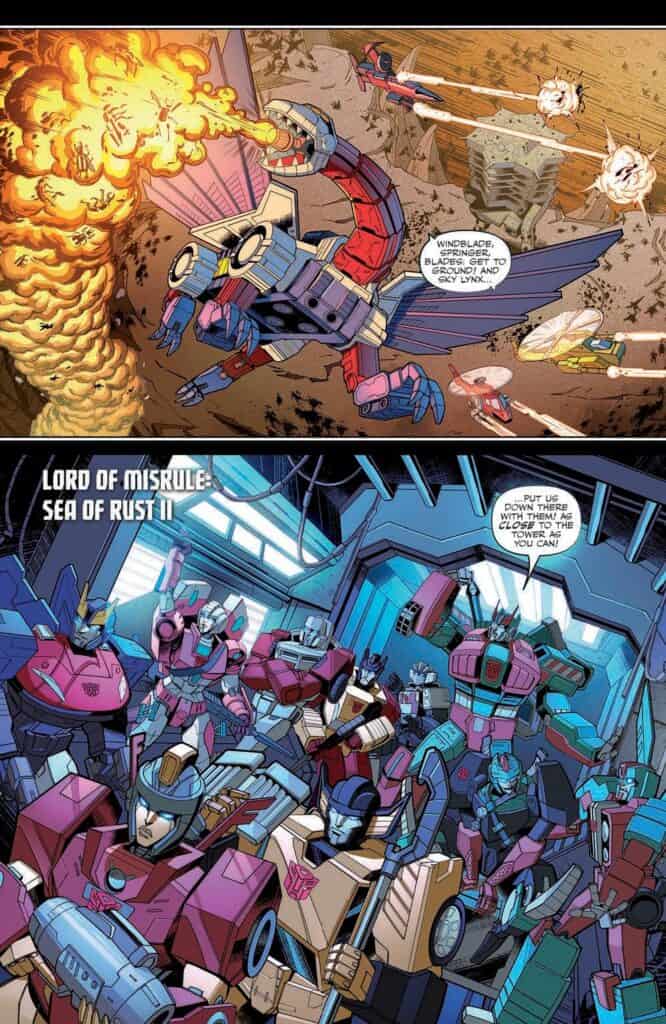 SNEAK PEEK: Preview of IDW Publishing's Transformers #35 - Comic Watch
