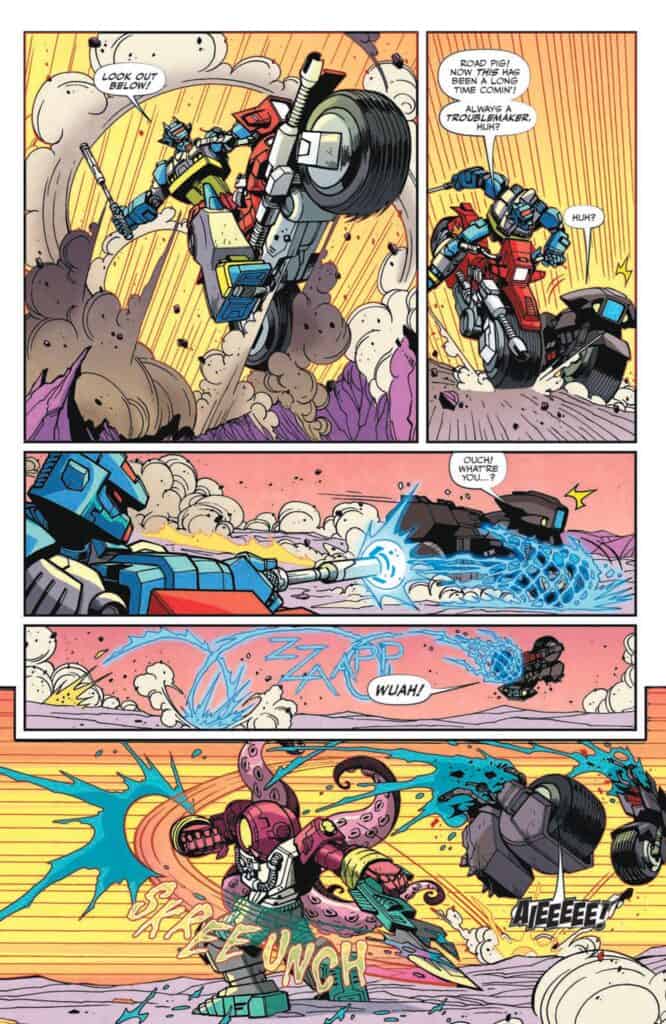 SNEAK PEEK: Preview of IDW’s Transformers Wreckers Tread & Circuits #3 ...