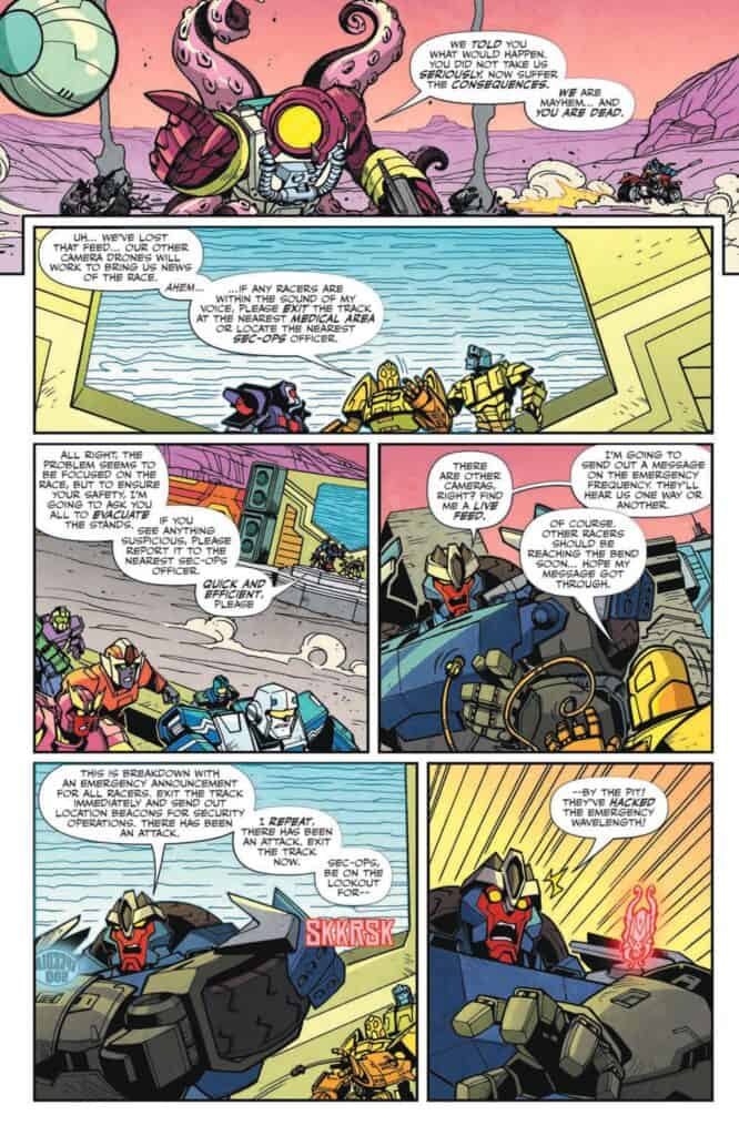 SNEAK PEEK: Preview of IDW’s Transformers Wreckers Tread & Circuits #3 ...