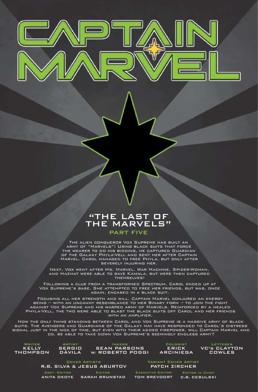 EXCLUSIVE SNEAK PEEK: Preview of Marvel's CAPTAIN MARVEL #36! - Comic Watch