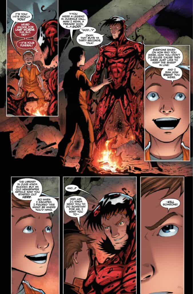 MARVEL COMICS SNEAK PEEK for MARCH 16, 2022 : Preview of CARNAGE #1 ...