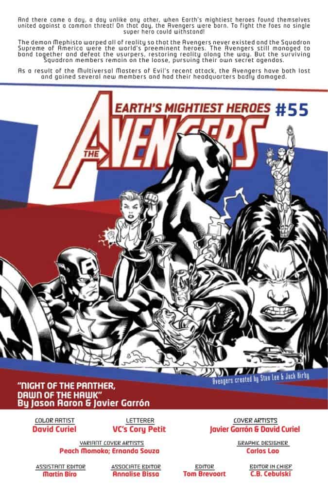 SNEAK PEEK: Preview of Marvel's AVENGERS #55 (On Sale 4/20!) - Comic Watch