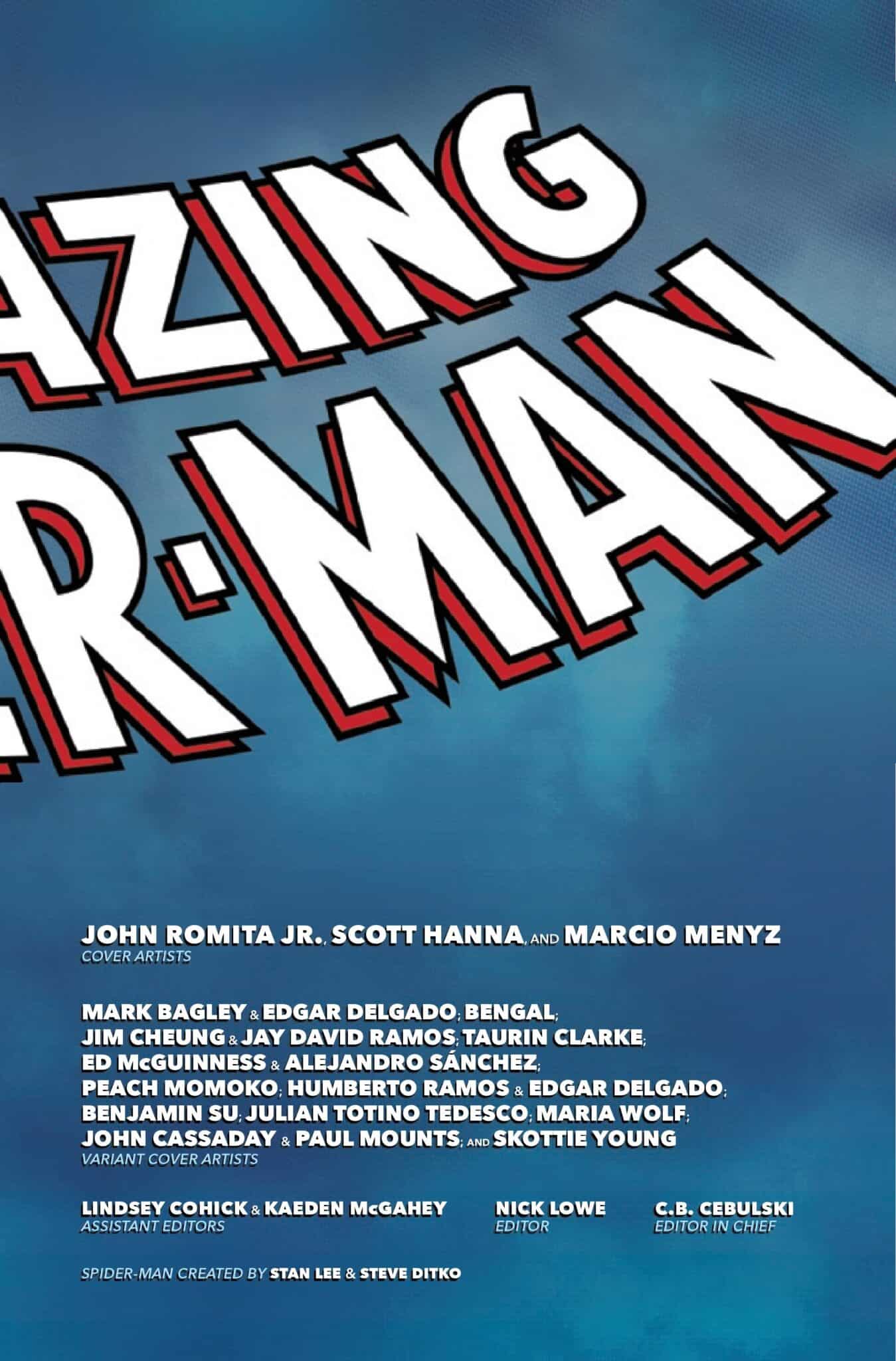 SNEAK PEEK: Preview of MARVEL COMICS THE AMAZING SPIDER-MAN #6 (Legacy ...