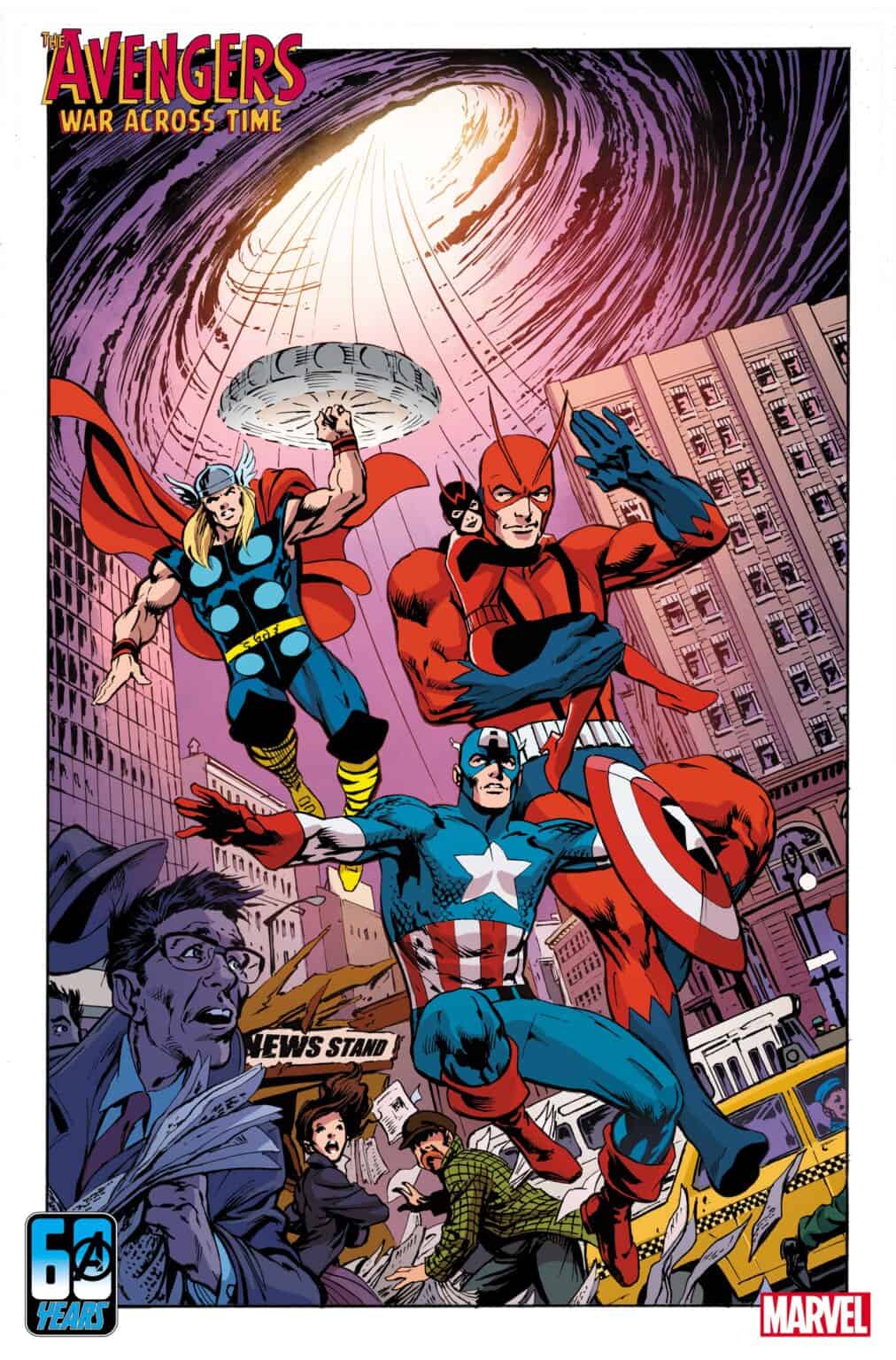 NEWS WATCH: PAUL LEVITZ AND ALAN DAVIS ASSEMBLE THE ORIGINAL AVENGERS FOR A WAR ACROSS TIME ...