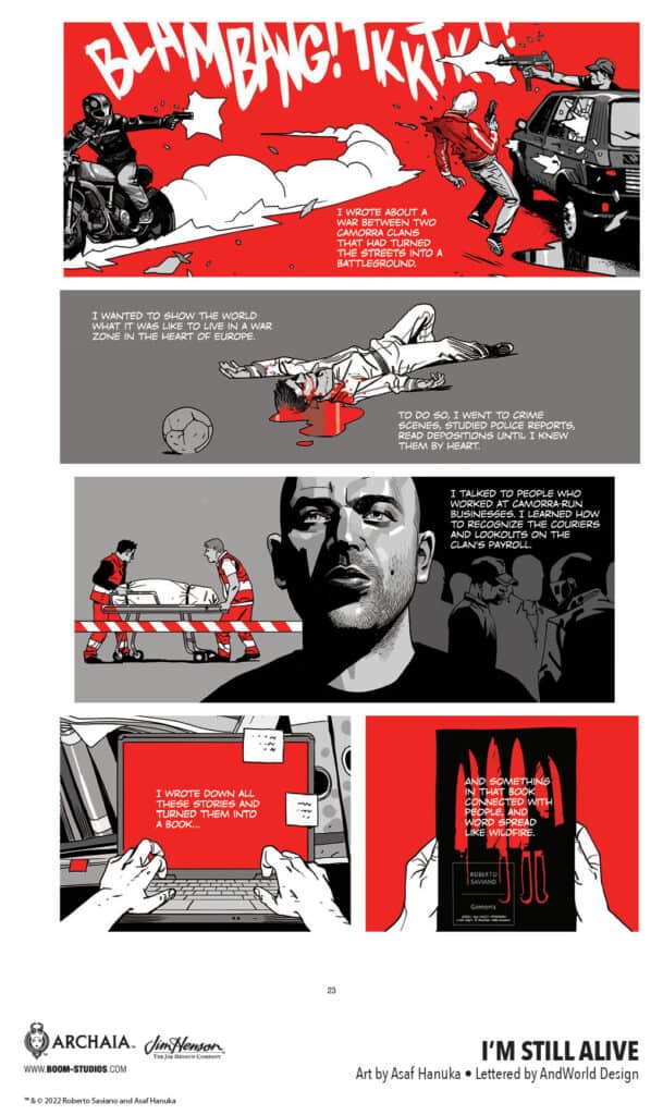 NEWS WATCH: A New Look at New York Times Best-Selling Author Roberto Saviano and Illustrator ...