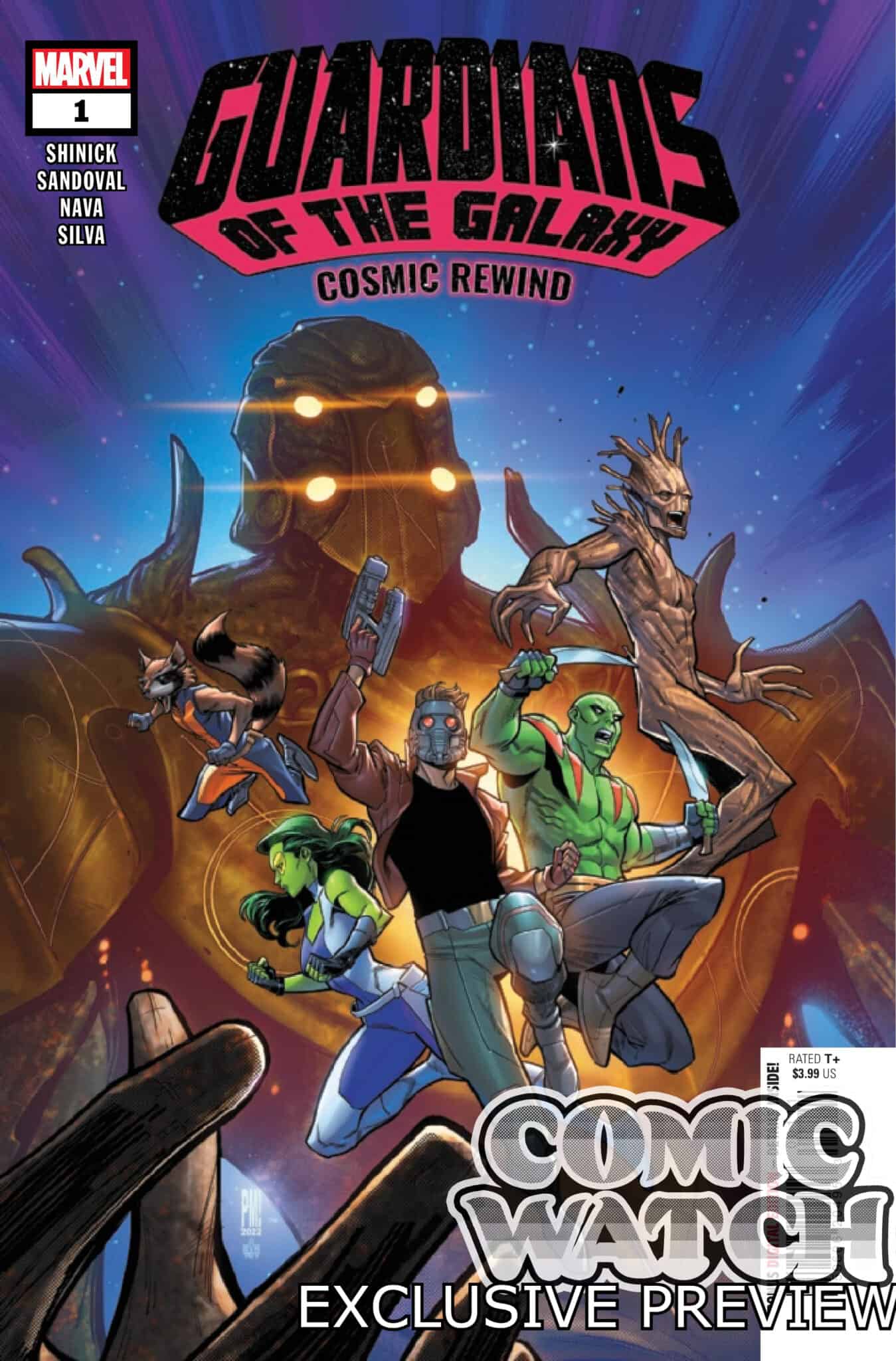 EXCLUSIVE SNEAK PREVIEW: MARVEL COMICS GUARDIANS OF THE GALAXY: COSMIC ...