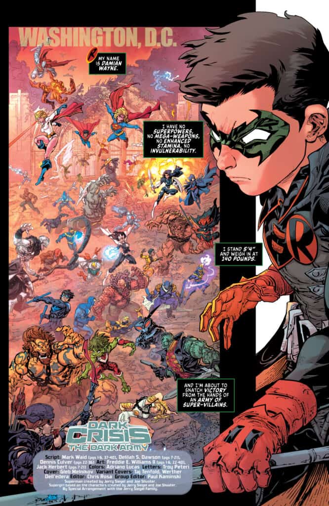 DC COMICS SNEAK PEEK for Nov. 22, 2022: Can Damian Wayne Steal Control of the Dark Army in DARK ...