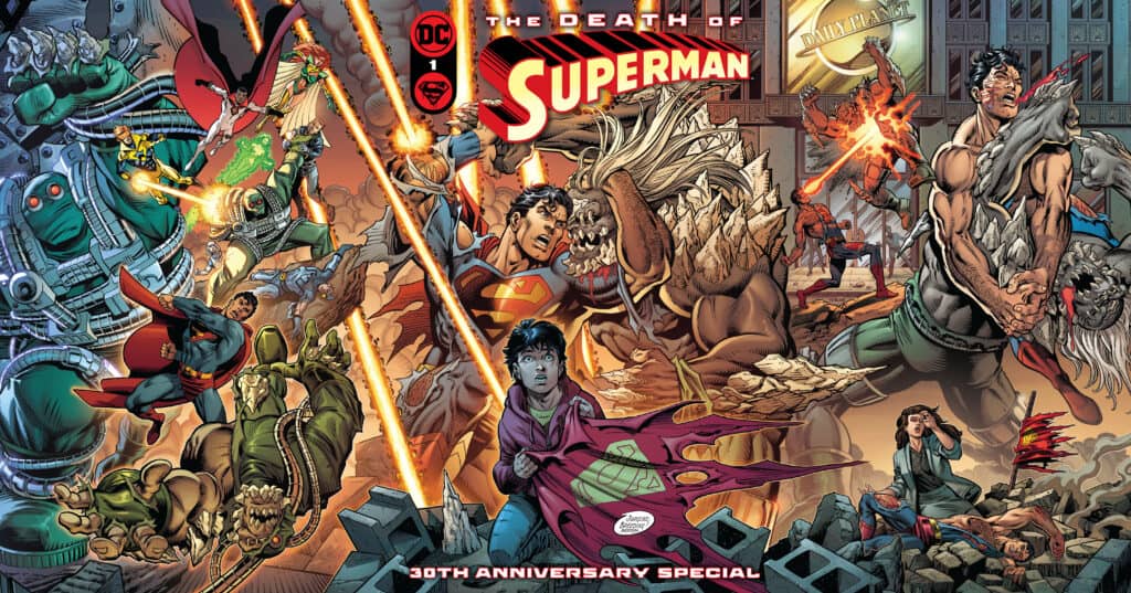 SNEAK PEEK: Relive the Death of The Man of Steel with this preview of ...