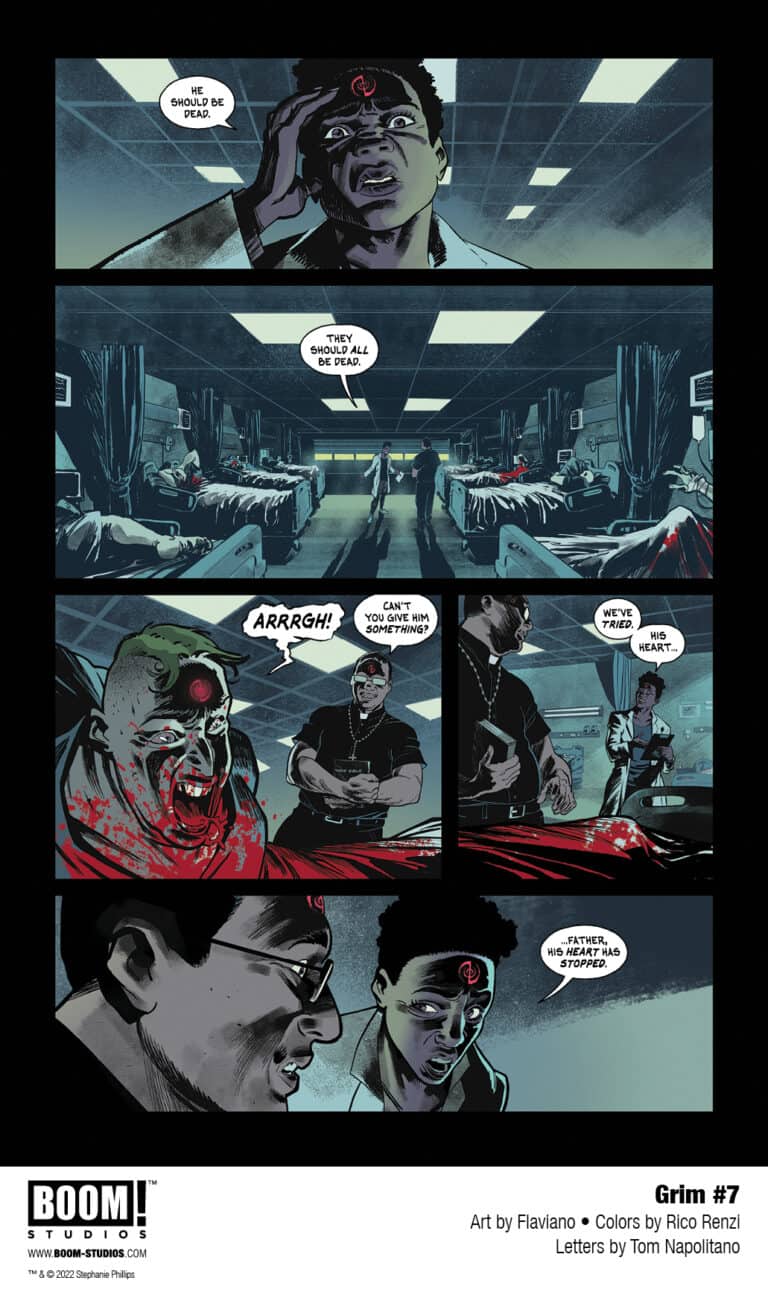 NEWS WATCH: The Living Dead Cause Chaos in Hit Series GRIM #7 From BOOM! Studios! - Comic Watch