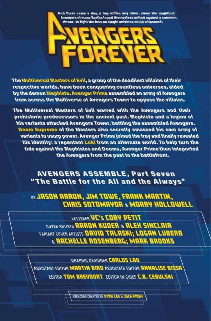 Multiverse…Assemble! Heroes United in AVENGERS FOREVER #14! - Comic Watch