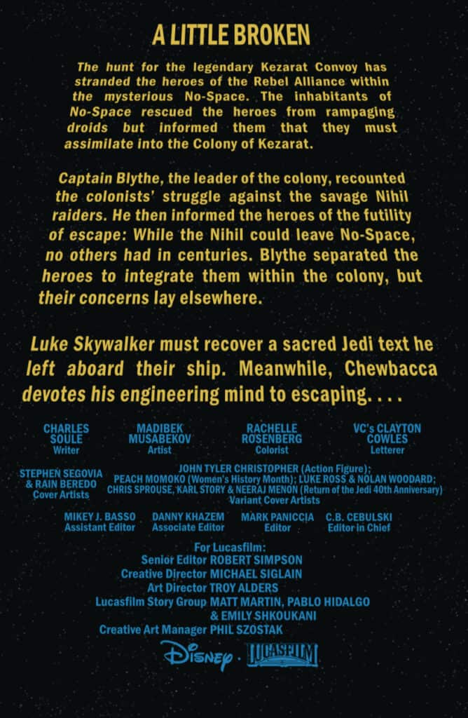 Star Wars #32 Preview: Escape From No-Space? - Comic Watch