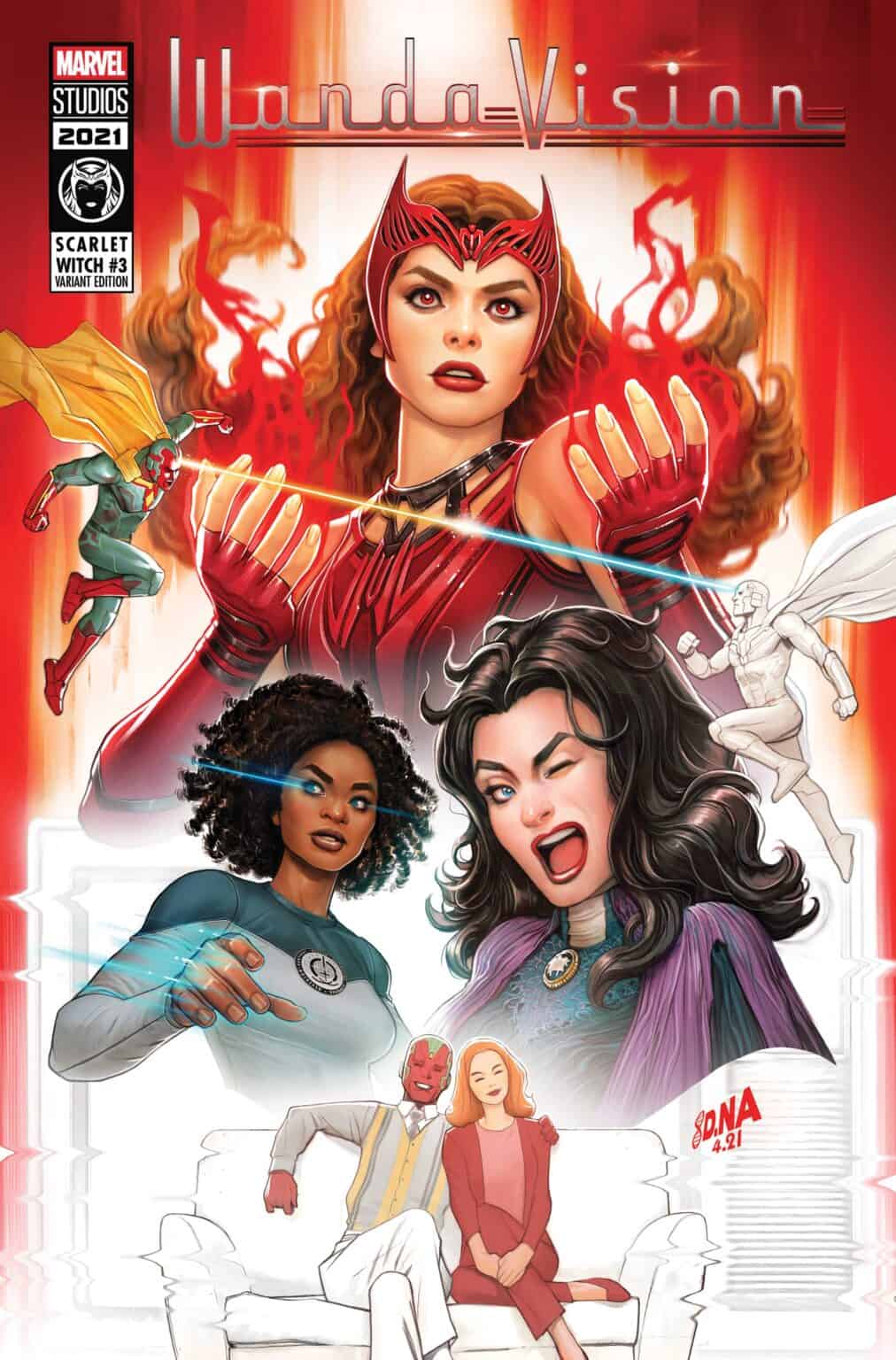 David Nakayama's WANDAVISION MCU Variant Continues Phase 3 of Variant ...