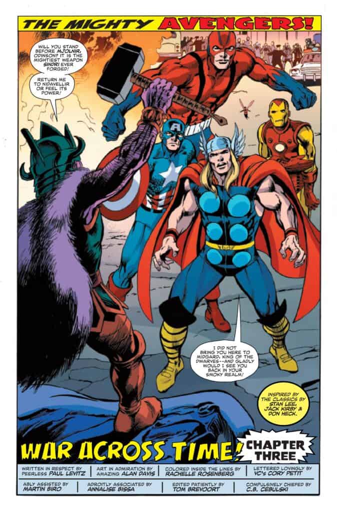 The Avengers Assemble Across Time in the Previews For AVENGERS: WAR ...