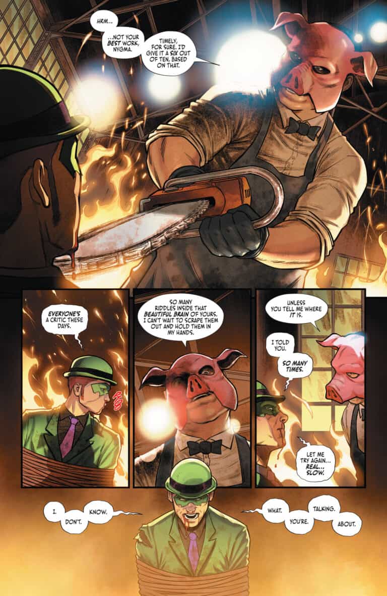 Professor Pyg Sets Gotham City Ablaze in BATMAN INCORPORATED #6 - Comic ...