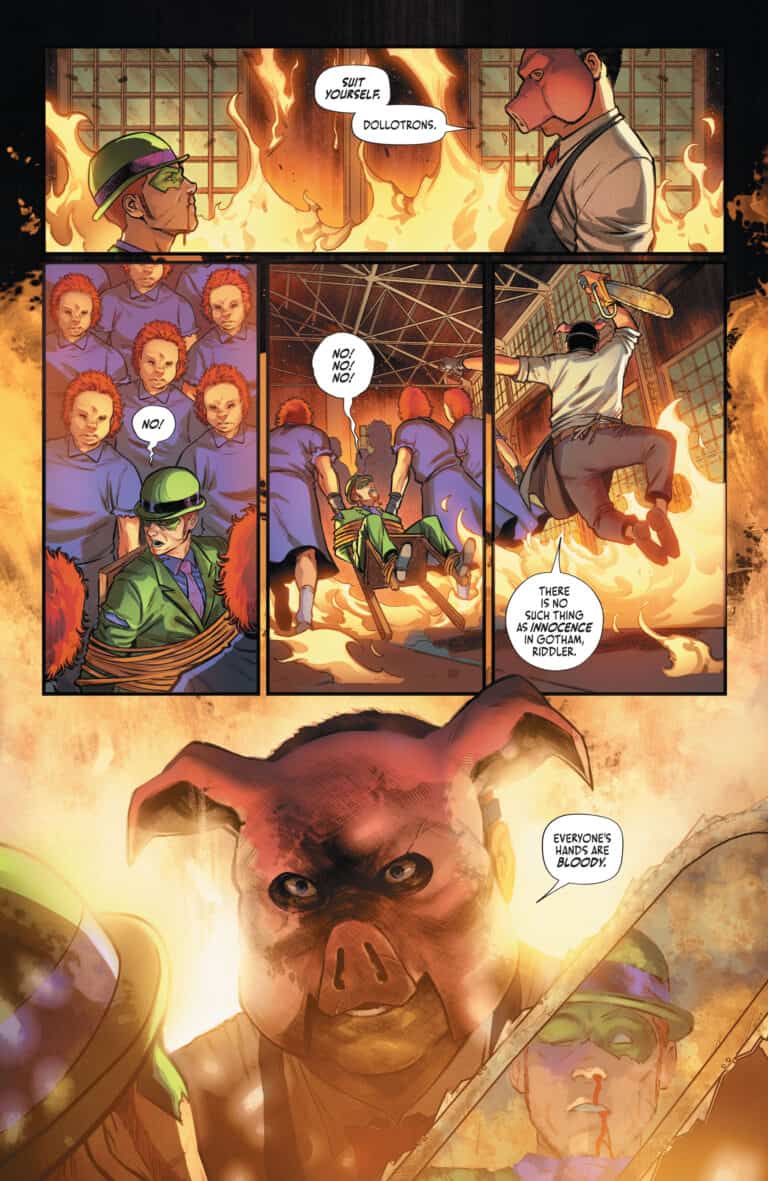 Professor Pyg Sets Gotham City Ablaze in BATMAN INCORPORATED #6 - Comic ...