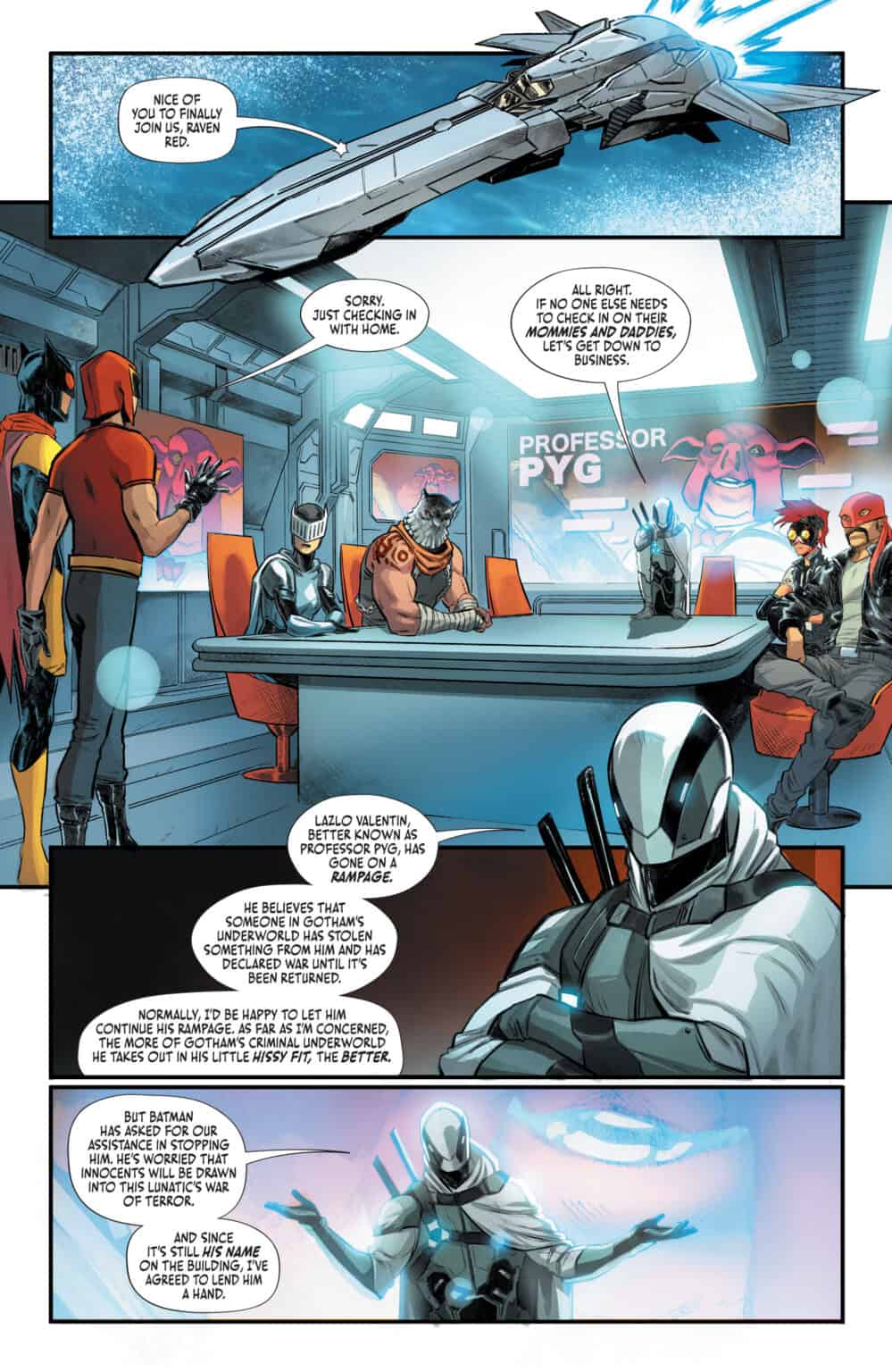 Professor Pyg Sets Gotham City Ablaze in BATMAN INCORPORATED #6 - Comic ...