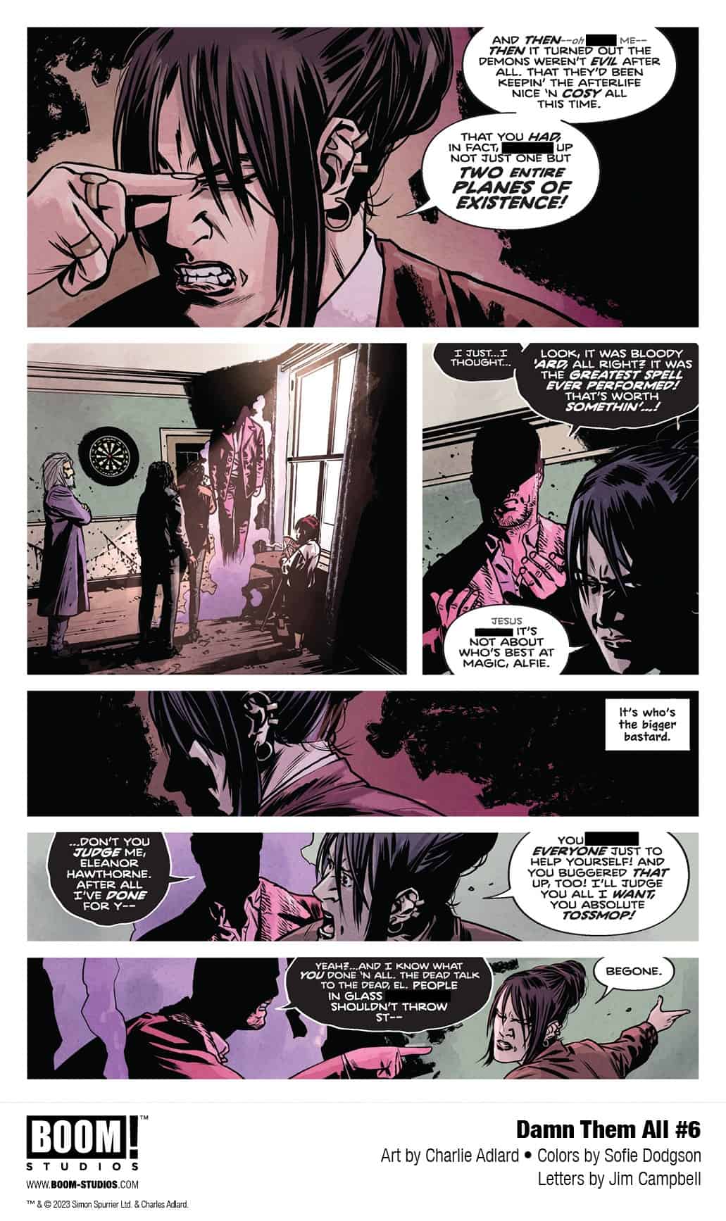 Death & Hellish Secrets in Your First Look at DAMN THEM ALL #6 - Comic Watch