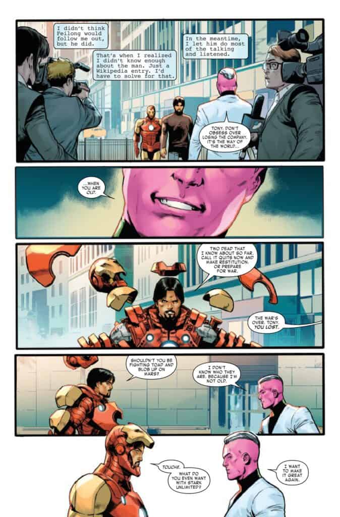 Merry Marvel Previews for THE INVINCIBLE IRON MAN #4, THOR #32 ...