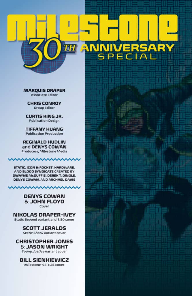 Milestone Comics Celebrates 30 Years in MILESTONE 30th ANNIVERSAY ...
