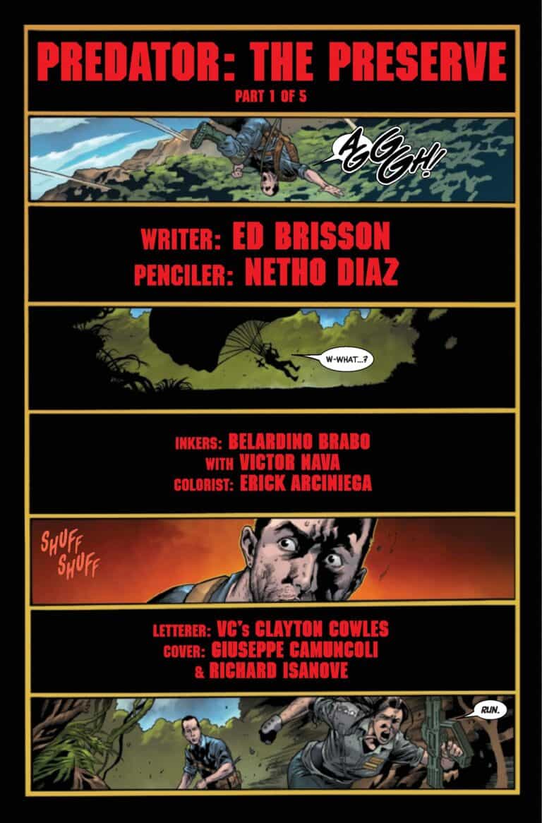 Predator #1 Preview: A New Deadly Hunt Begins - Comic Watch