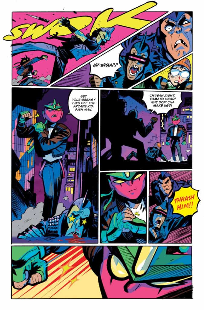 Your First Look at Dylan Burnett's Prestige Comic Series ARCADE KINGS ...