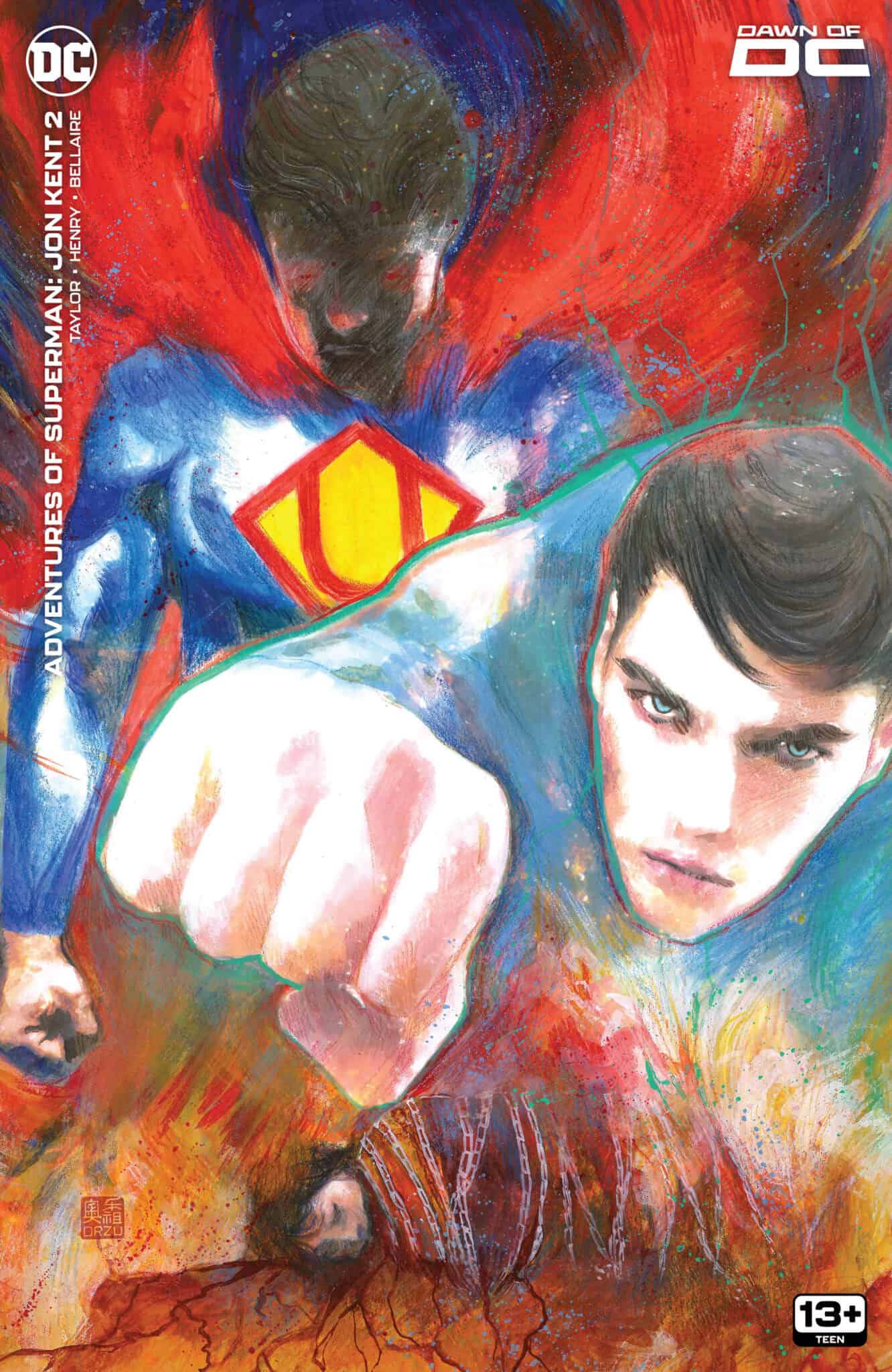 Jon Kent & Val-Zod Hunt for Ultraman in ADVENTURES OF SUPERMAN: JON ...