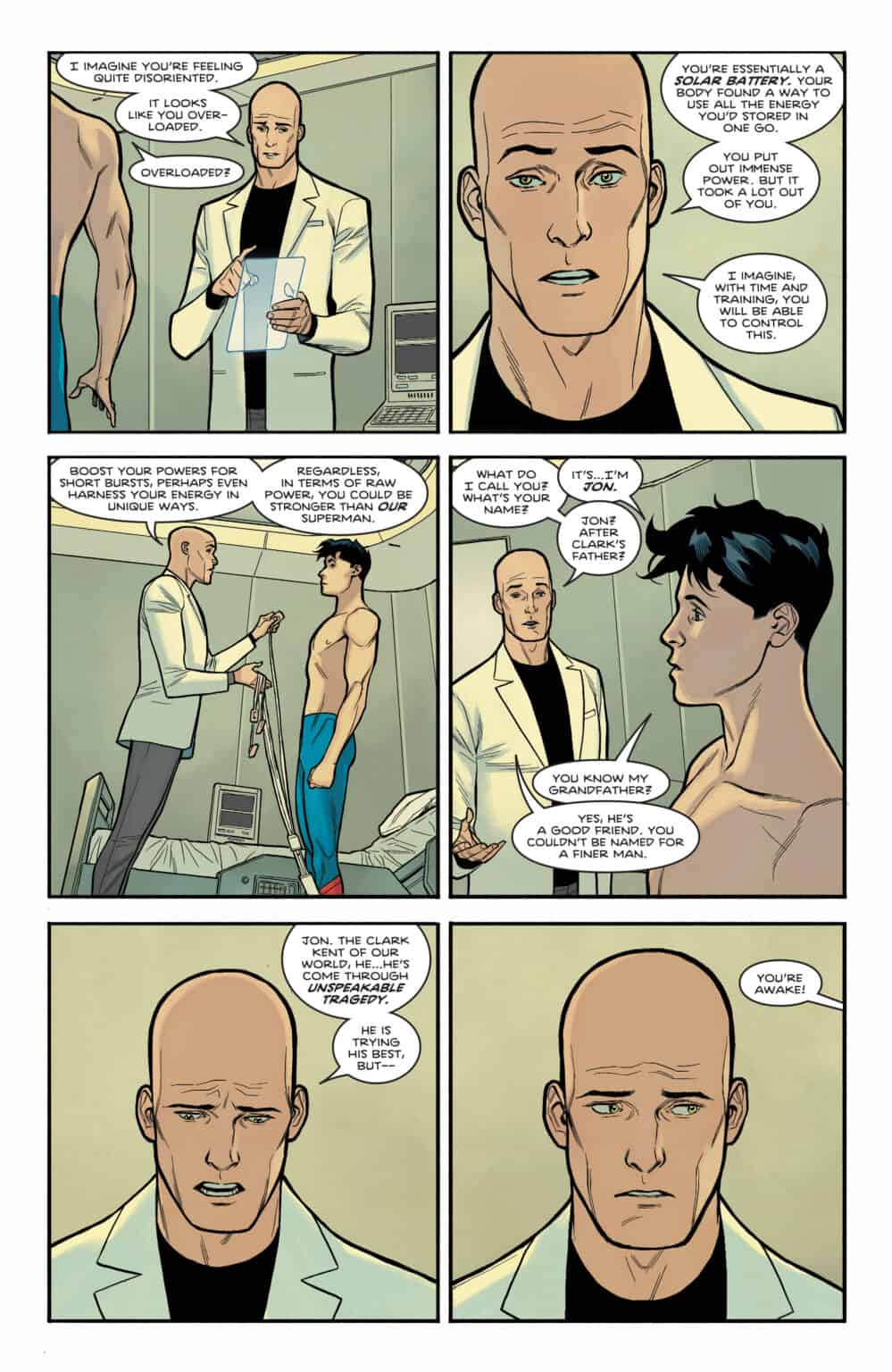 Welcome Earth INJUSTICE Jon Kent in ADVENTURES OF SUPERMAN: JON KENT #3 ...