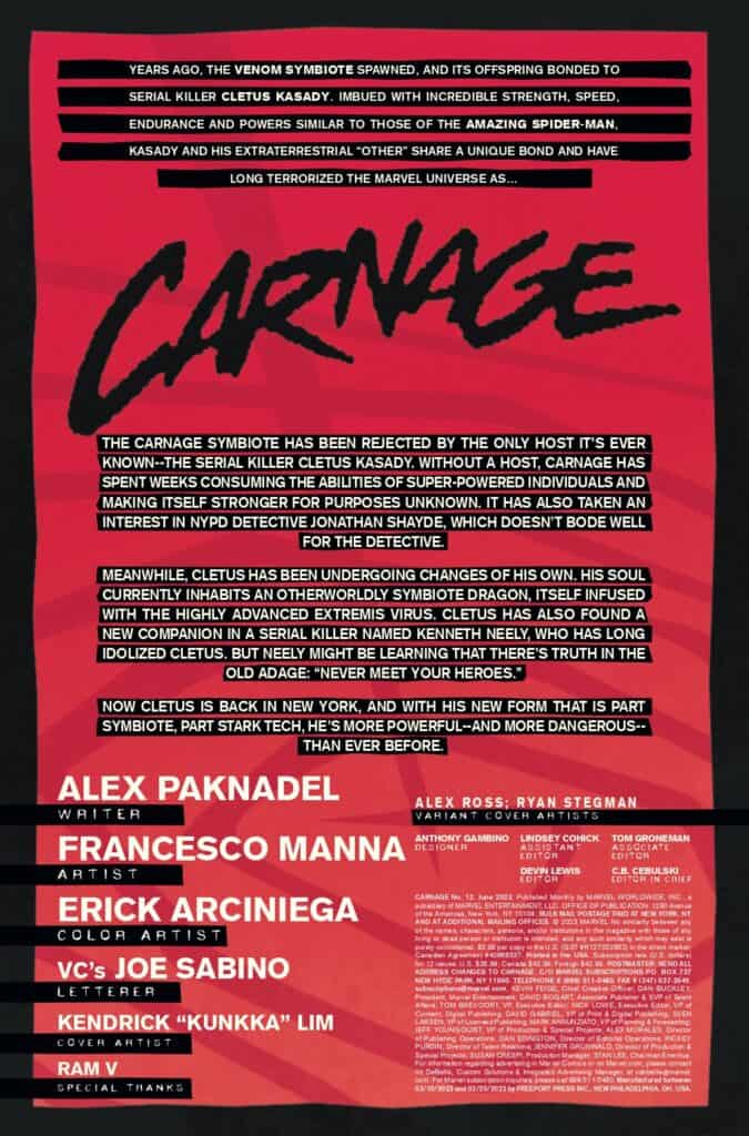 Preview Of Spider-Man Family Titles: MILES MORALES: SPIDER-MAN #5 & CARNAGE #12 - Comic Watch