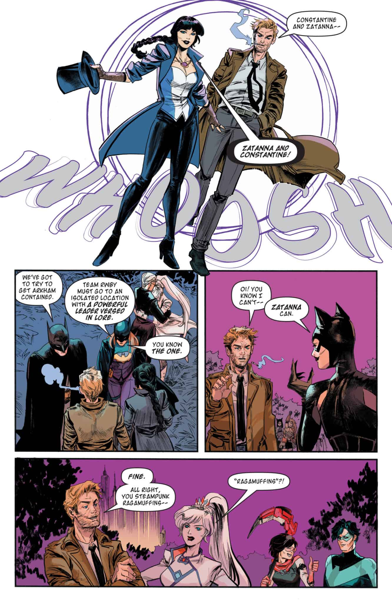 Team RWBY Finds Refuge On Themyscira in DC / RWBY #3 - Comic Watch