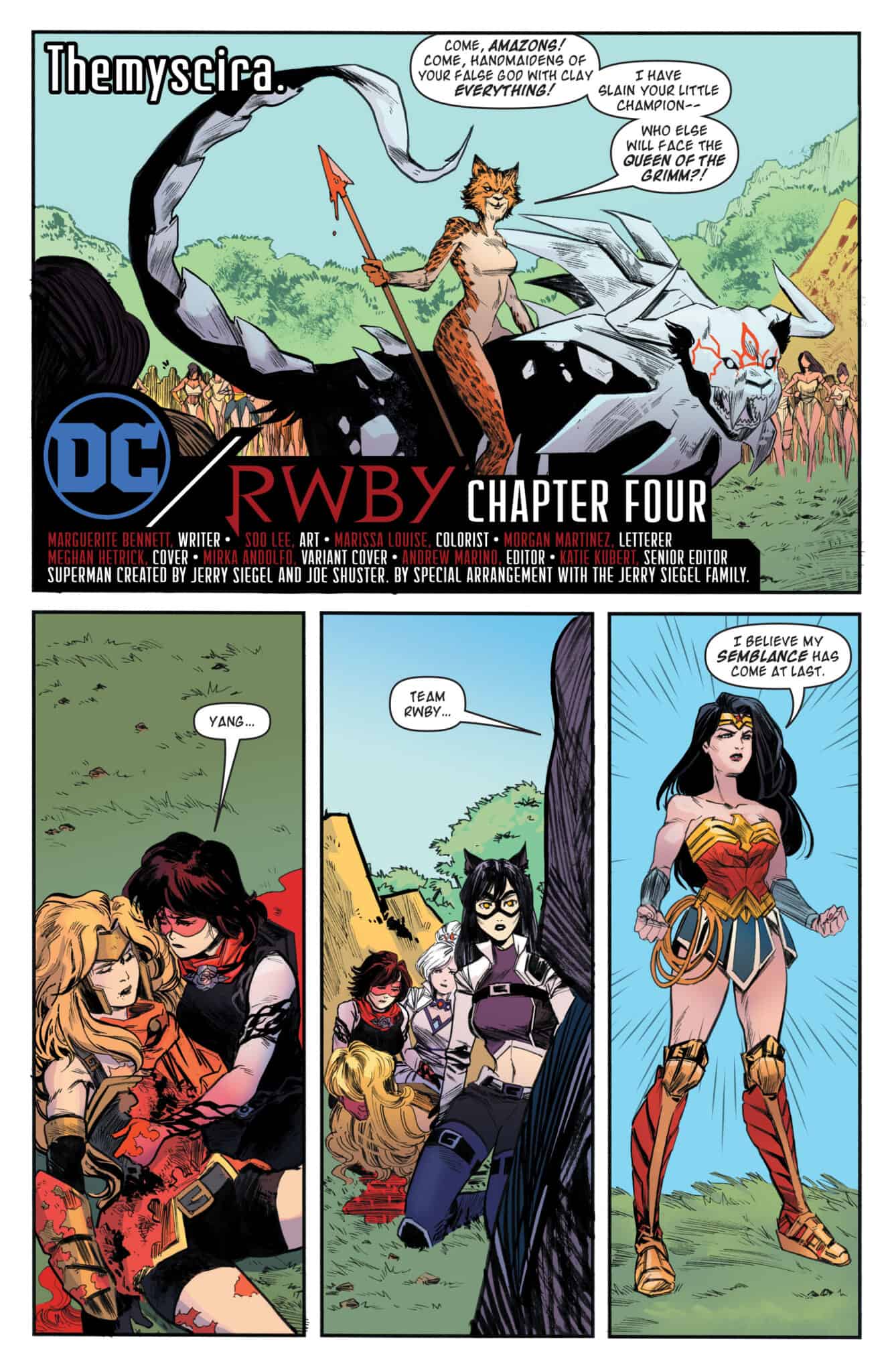 Team RWBY faces Lex Luthor in DC / RWBY #4 - Comic Watch