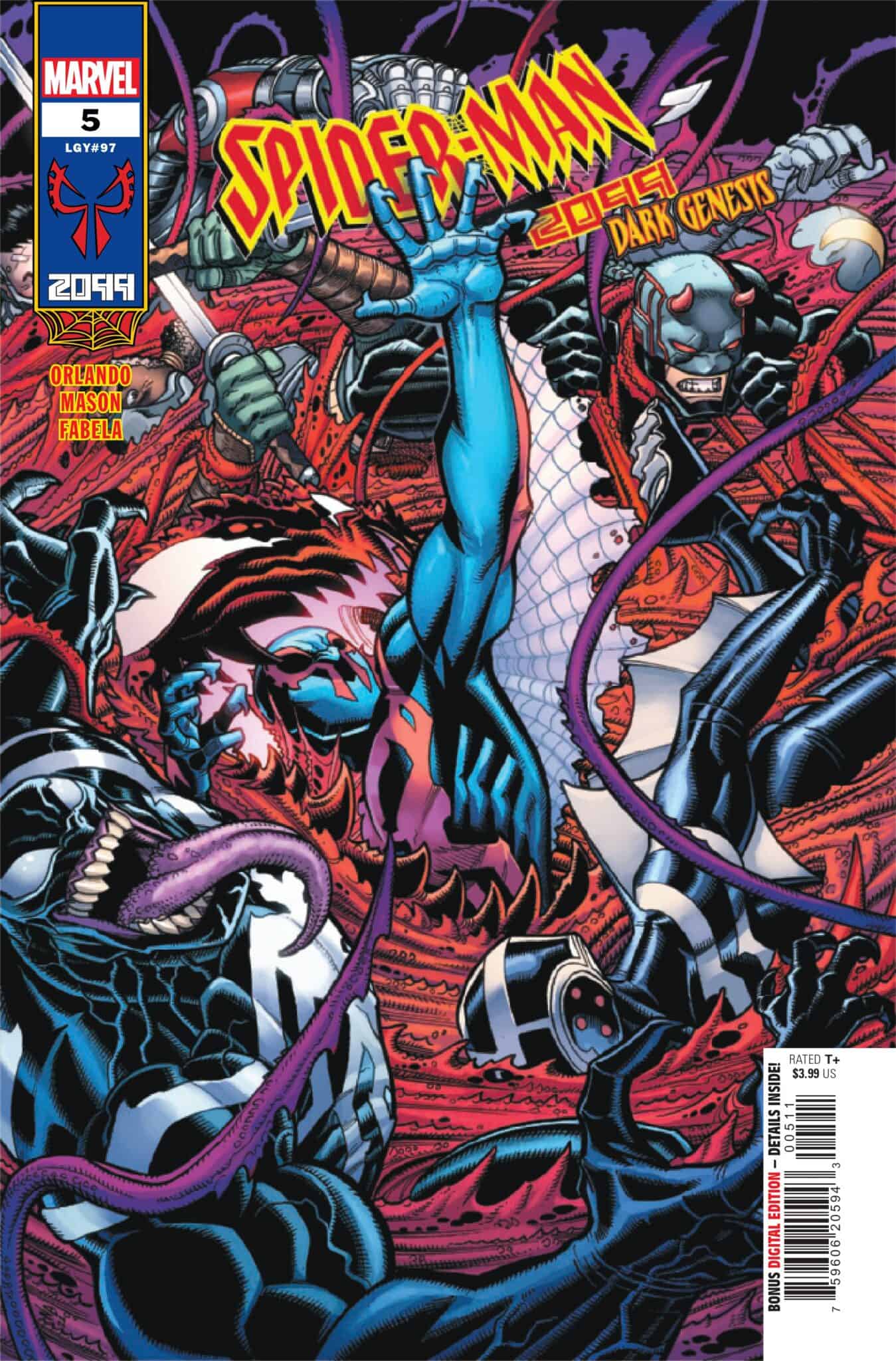 Carnage Persists in SPIDER-MAN 2099: DARK GENESIS #5 - Comic Watch