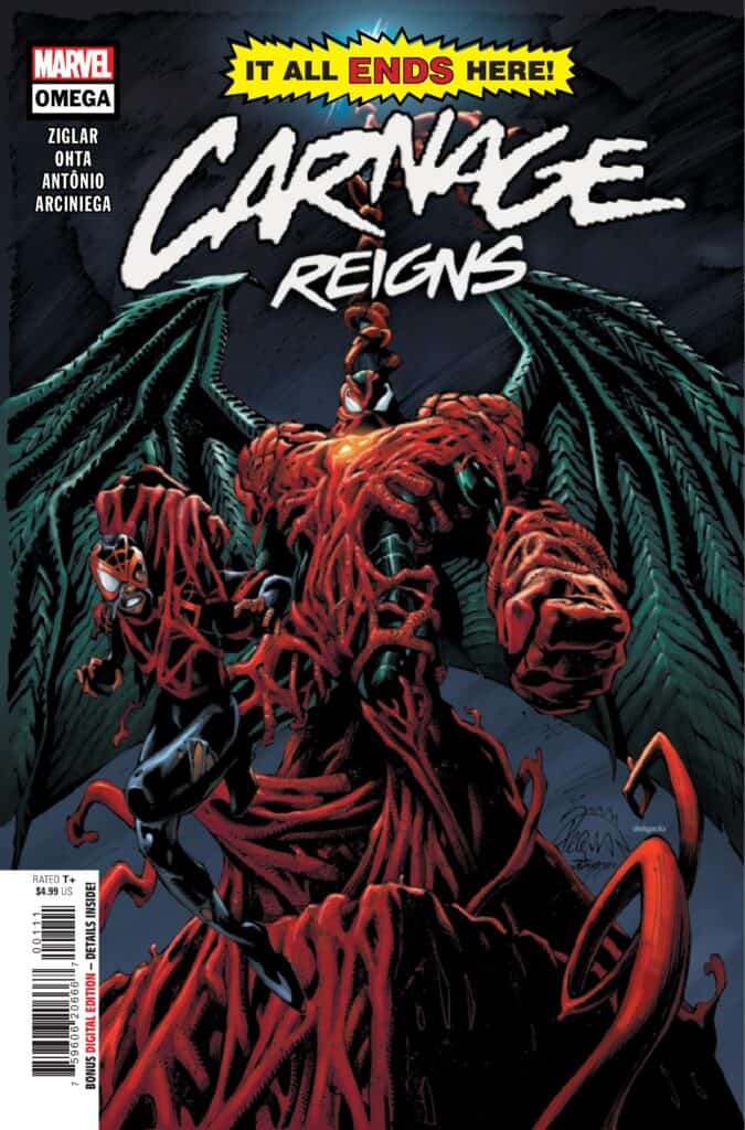 It All Ends Here in Carnage Reigns: Omega #1 - Comic Watch