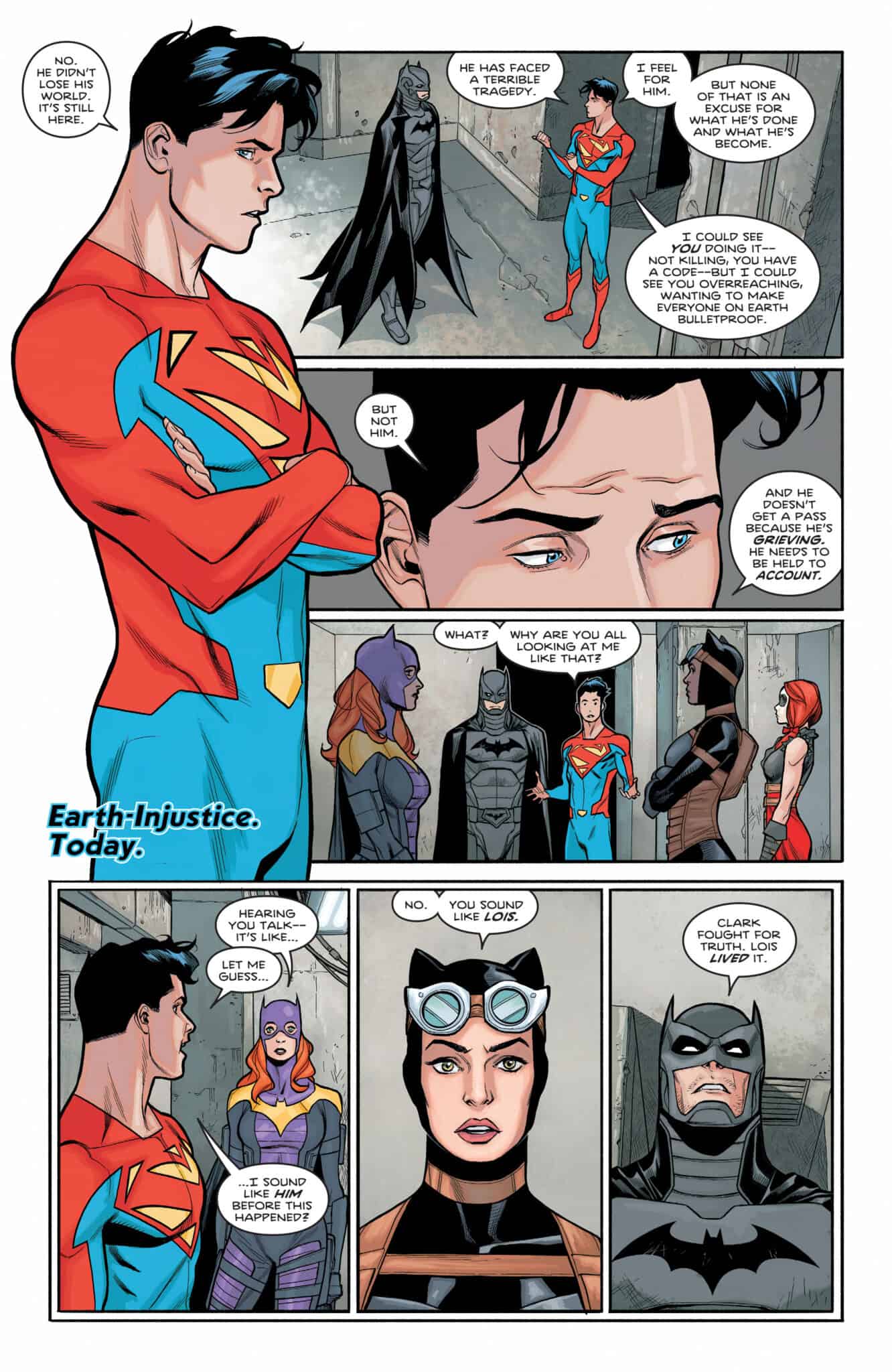 It’s A Battle For The Soul Of Superman in Adventures of Superman Jon ...