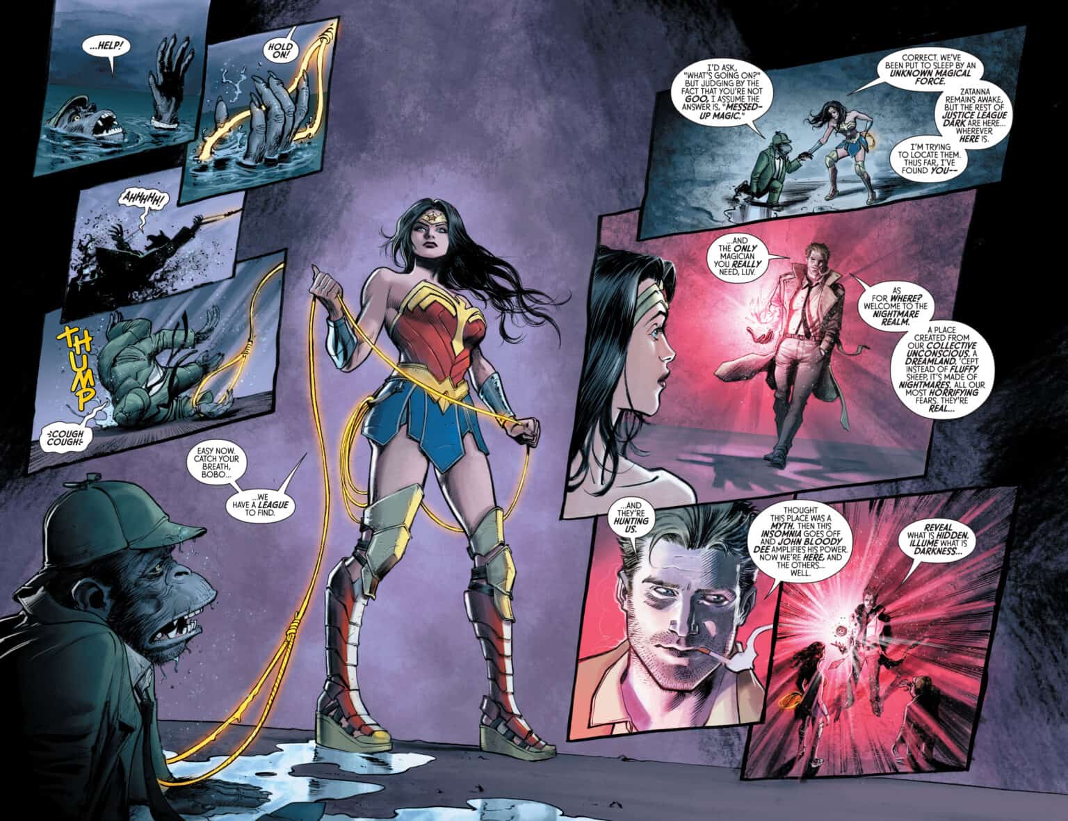 Knight Terrors Previews: Superman, Wonder Woman, Nightwing, Catwoman ...