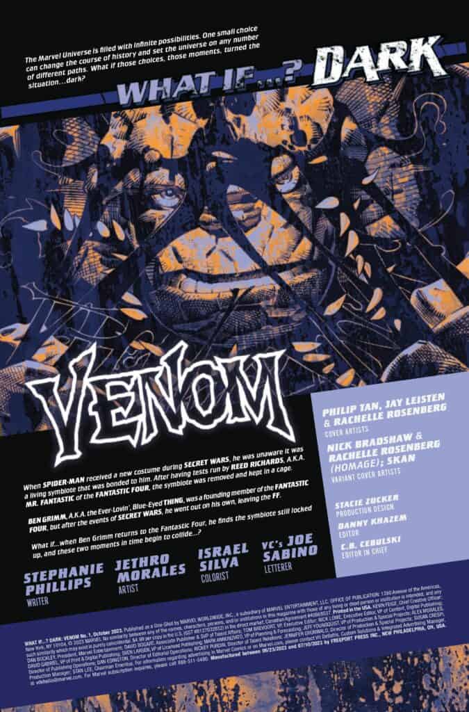 Witness The Birth Of The Ever-Lovin' VENOM in What If...? Dark: Venom ...
