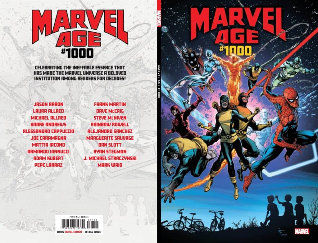 Marvel Celebrates With The Massive Commemorative Issue Marvel Age #1000 ...