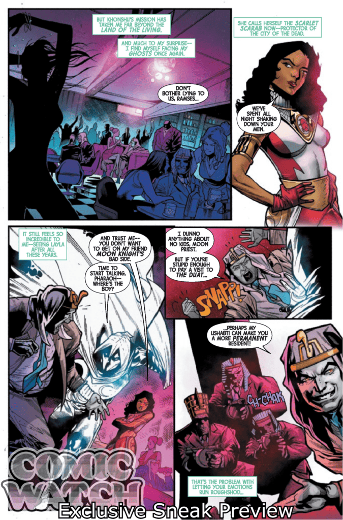 Exclusive Sneak Preview: Scarlet Scarab Rises in Moon Knight: City of the Dead #2 - Comic Watch