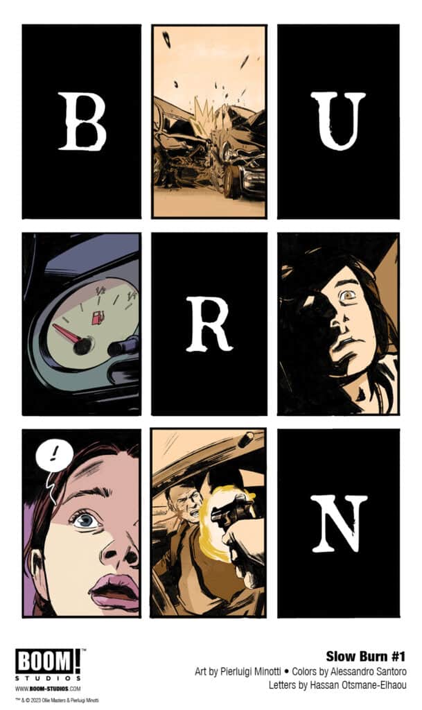 There's an Inferno Blazing in the First Look at BOOM! Studios's SLOW BURN - Comic Watch