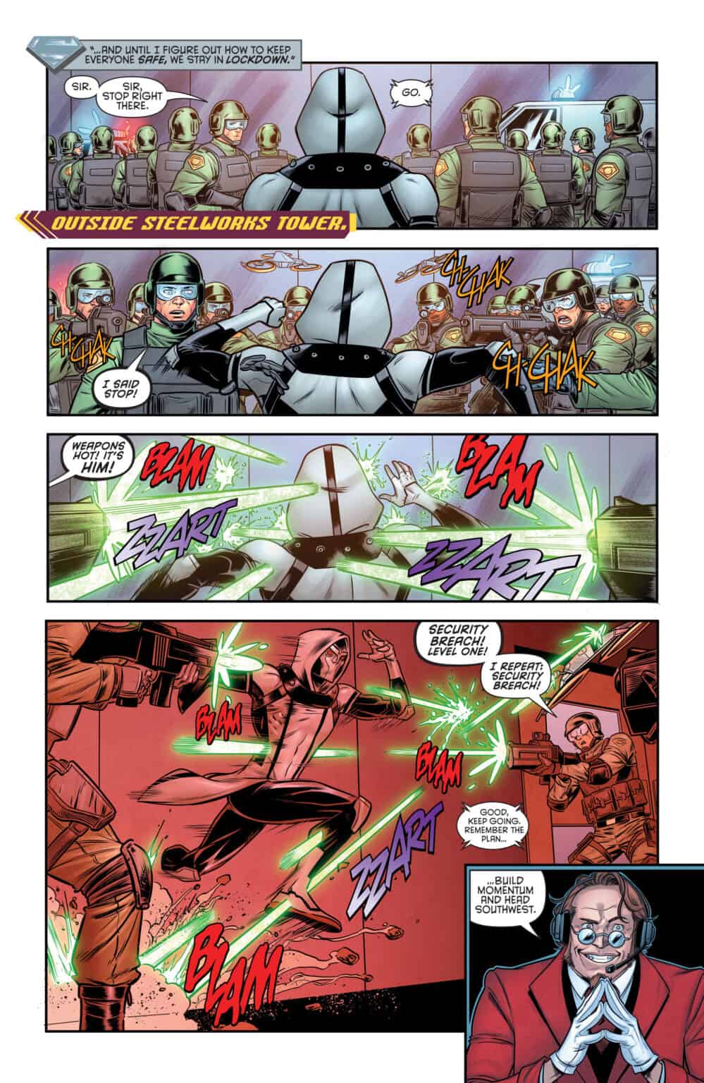 Steel Enlists the Help of the Entire Super-Family in STEELWORKS #4 ...