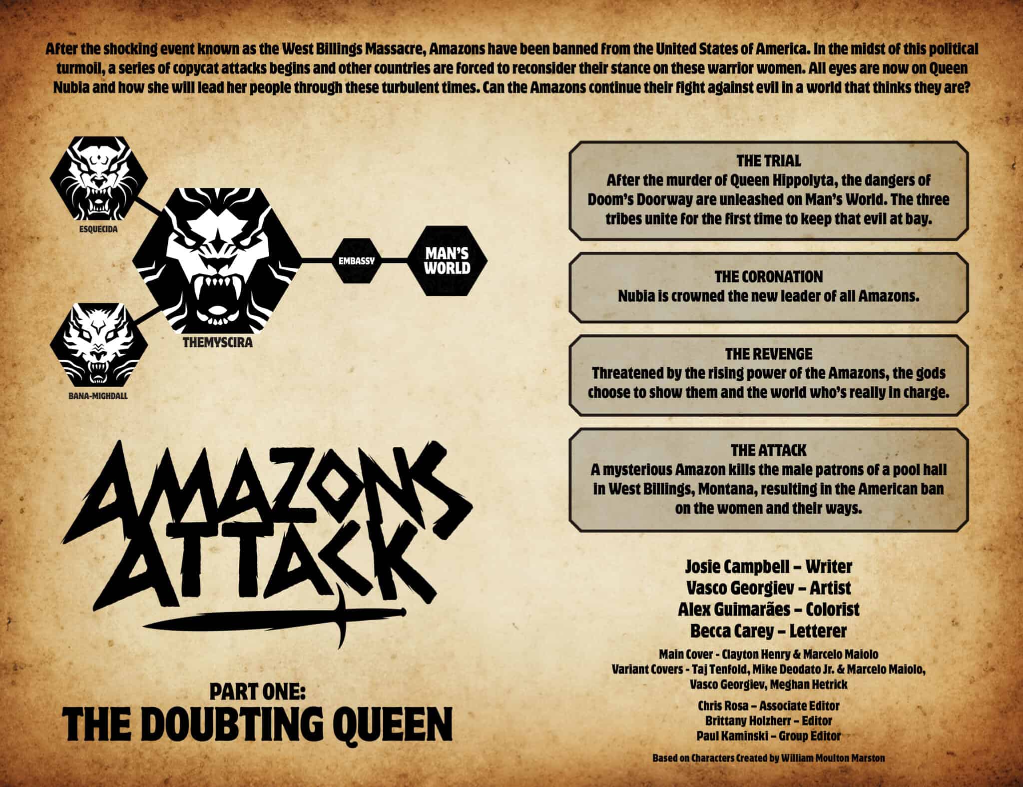 The Amazons Fight For Their Lives in Amazons Attack #1 - Comic Watch