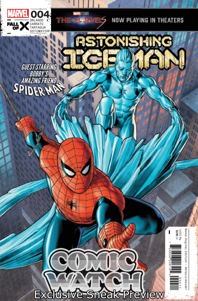 Exclusive Sneak Preview: One Of Bobby's Amazing Friends Swings By in Astonishing Iceman #4 ...