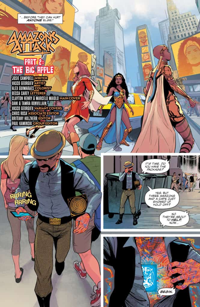 Amazons Attack #2 Preview: Watch out Manhattan, The Amazons Are Here! - Comic Watch