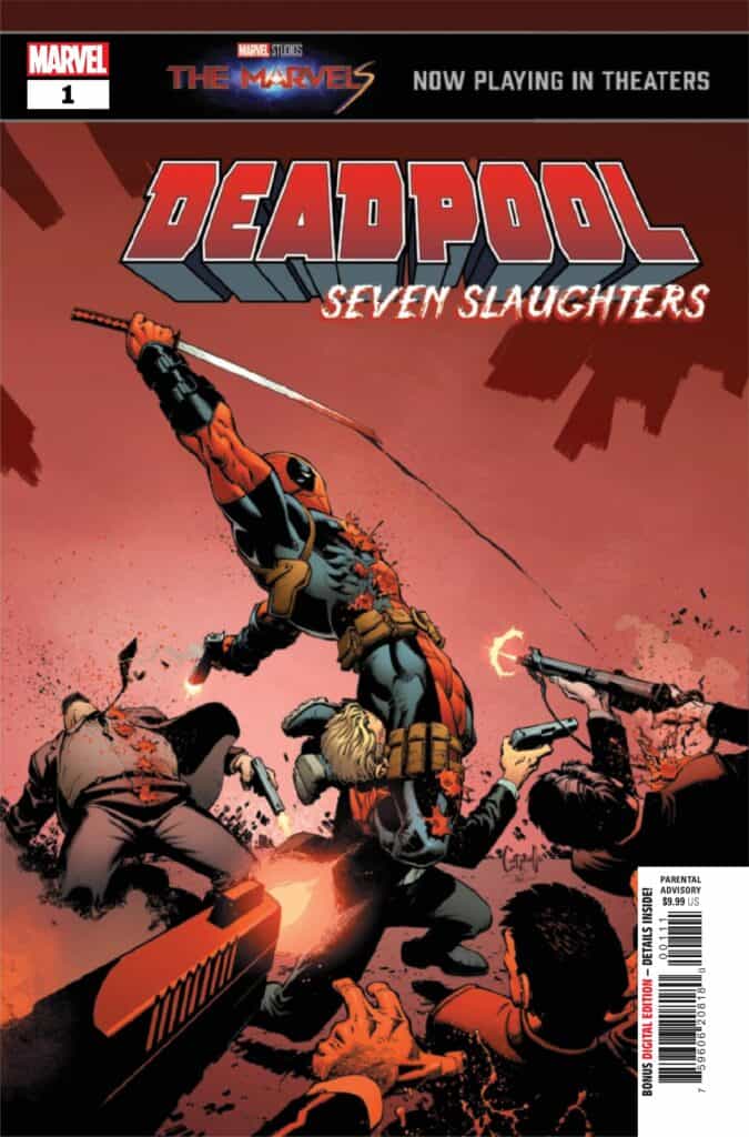 Deadpool Puts In A Long Work Week in Deadpool: Seven Slaughters #1 ...